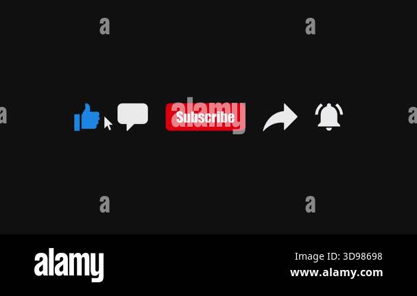 A clean and engaging green screen animation featuring YouTubes like ...