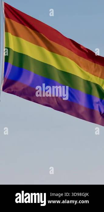 Vertical shot lgbt flag Stock Videos & Footage - HD and 4K Video Clips ...