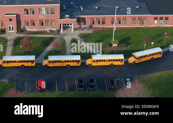American typical school buses Stock Videos & Footage - HD and 4K Video ...