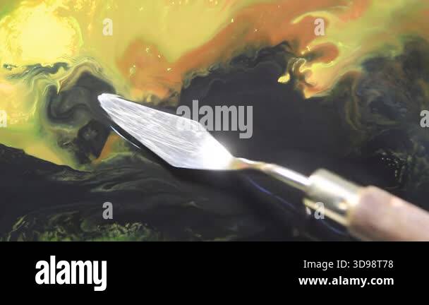 Art Motion Abstract Color Liquid Effects Using Artist Color Palettes on ...