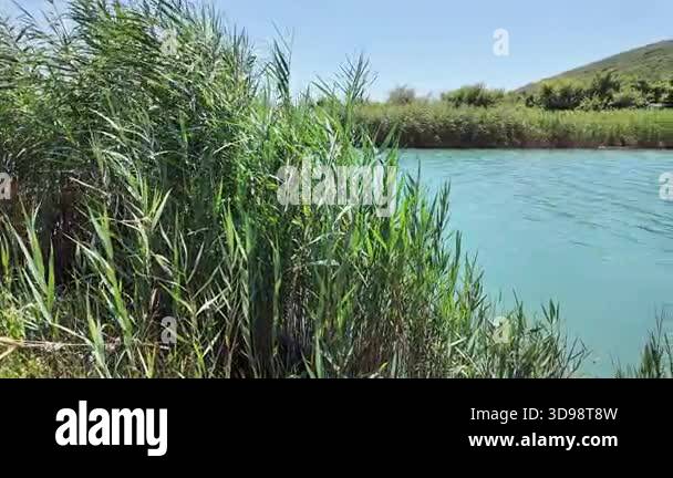 Amazing view of The mouth of the Acheron river at Ammoudia village ...