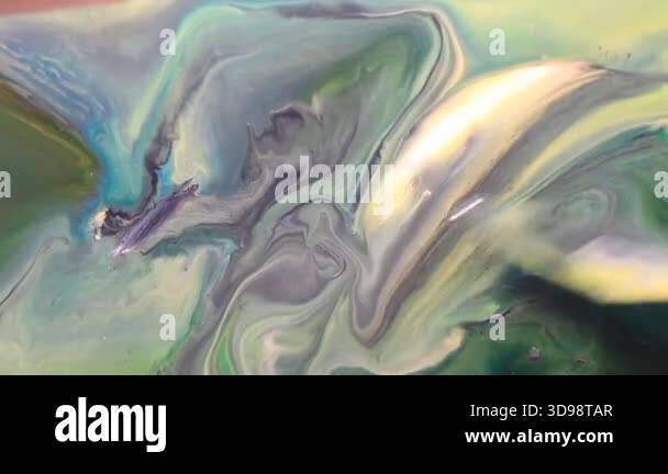 Art Motion Abstract Color Liquid Effects Using Artist Color Palettes on ...
