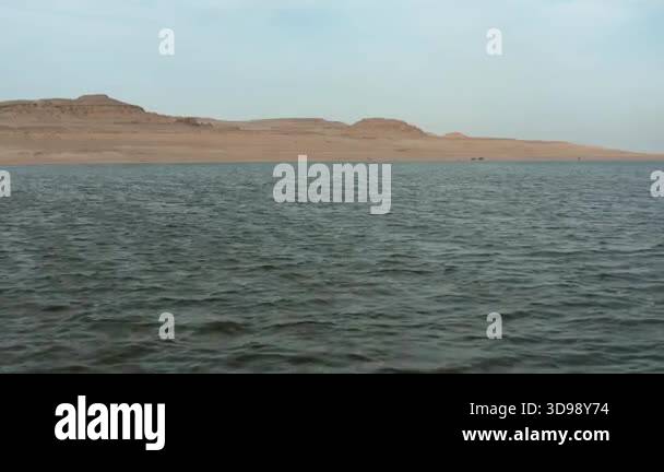 Discover the stunning aerial landscape view of Qaroun Lake located in ...