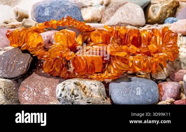amber chain in an underwater view Stock Video Footage - Alamy