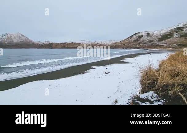 Bering sea ice and beach Stock Videos & Footage - HD and 4K Video Clips ...