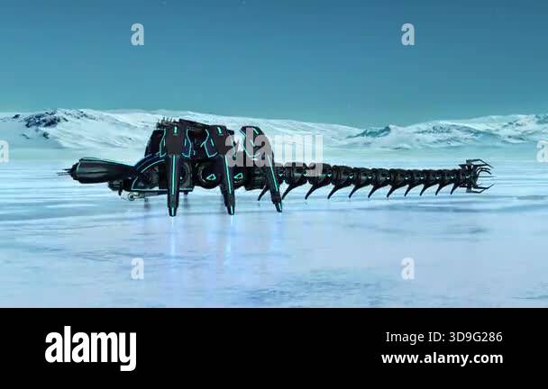 3D rendering of a robot monster Stock Video Footage - Alamy