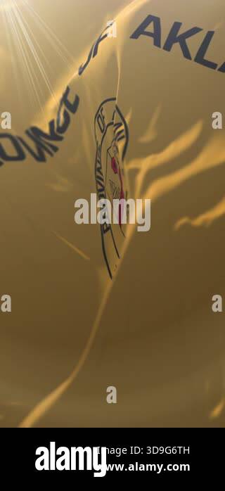 Flag of Aklan Province, Philippines. Loop. 4K Vertical Stock Video ...