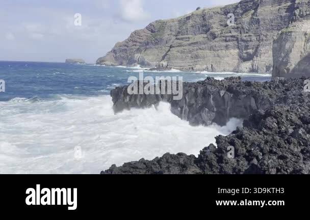 Azores Islands Stunning Ocean View Stock Video Footage - Alamy