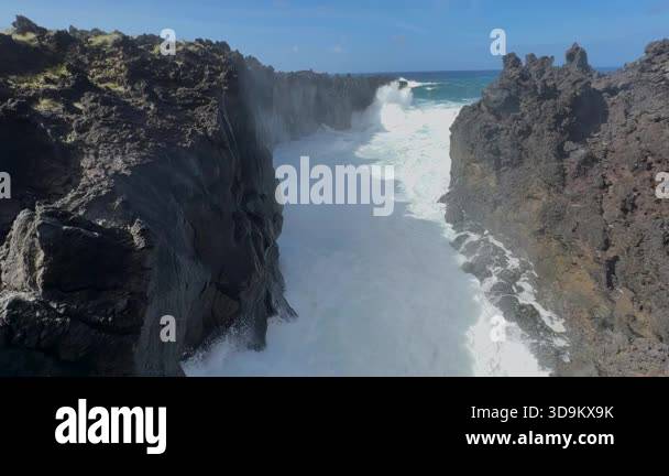 Azores Islands Stunning Ocean View Stock Video Footage - Alamy