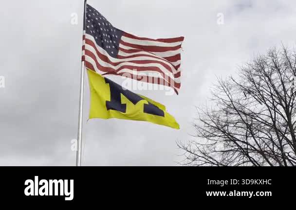 Michigan us flags Stock Videos & Footage - HD and 4K Video Clips - Alamy