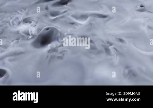 Boiling lake of liquid and smoke - VFX element in 4K Pro Res with mask ...