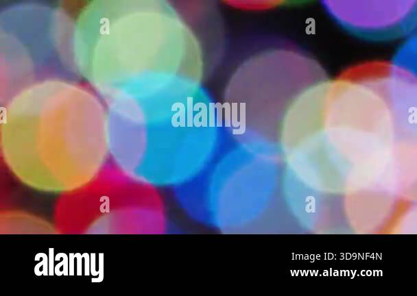 Christmas tree lights blinking background Stock Video Footage - Alamy