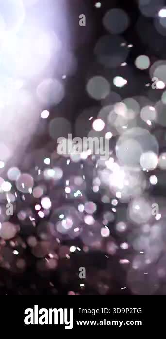 Sparkling light reflections create a captivating display with various ...