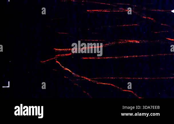 Scribble noise overlay for damaged VHS video look. High quality 4k ...