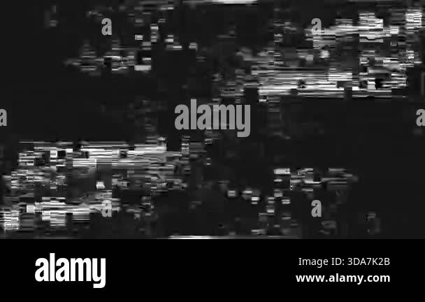 analog glitch effect animation, background for bad tv signals, animated ...