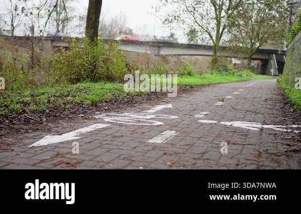 White pedestrian pathway marking Stock Videos & Footage - HD and 4K ...