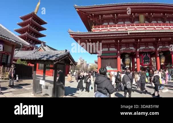 Red japanese traditional temple Stock Videos & Footage - HD and 4K ...