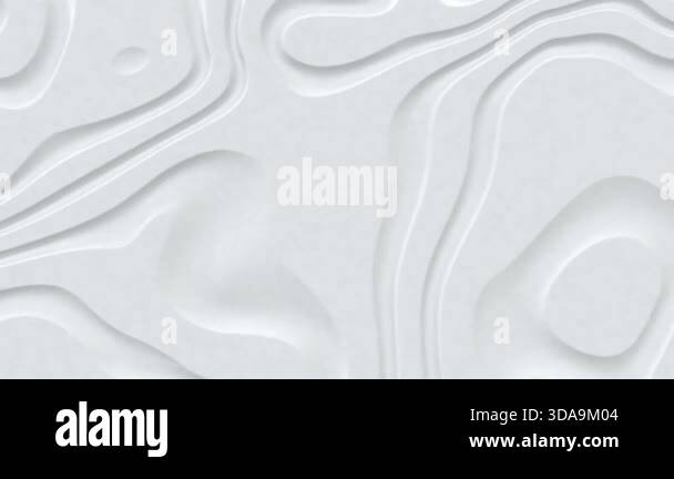 White Abstract 3D Looping Animated Background of a Flat Surface with ...