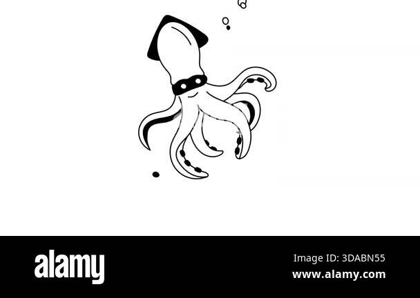 Calamari drawing Stock Videos & Footage - HD and 4K Video Clips - Alamy