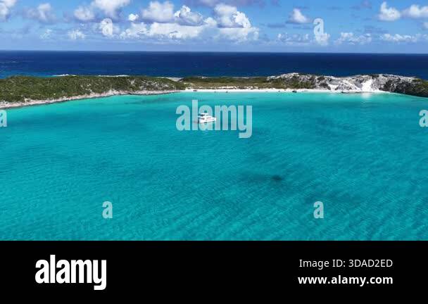 Exuma Skyline At Exuma In Black Point Bahamas. Caribbean Skyline. Beach ...