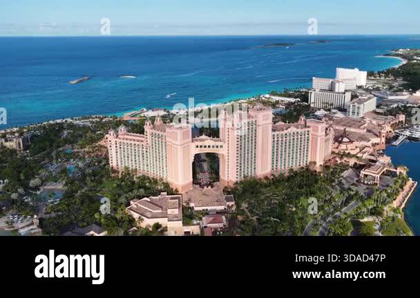 Bahamas Skyline At Paradise Island In Nassau Bahamas. Stunning ...