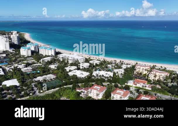 Grace Bay Beach At Providenciales In Overseas Territory Turks And ...