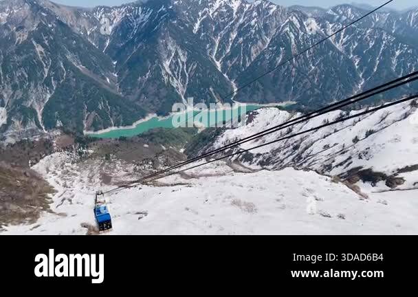 Tateyama alpine cable car Stock Videos & Footage - HD and 4K Video ...
