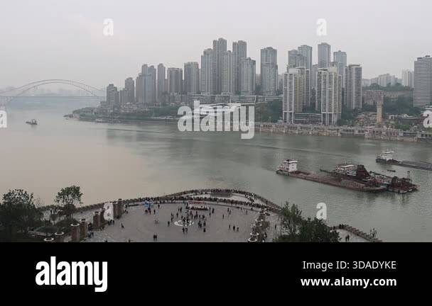 Chongqing, China- 2 Nov 2025: Chongqing Chaotianmen Square in Chongqing ...