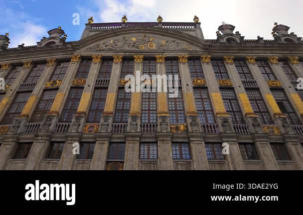 BRUSSELS, BELGIUM - NOVEMBER 26, 2025 - Guild house facade showcasing ...