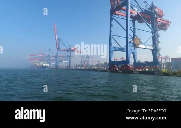 Port Said - Egypt - December 7 2020: Logistics and transportation of ...