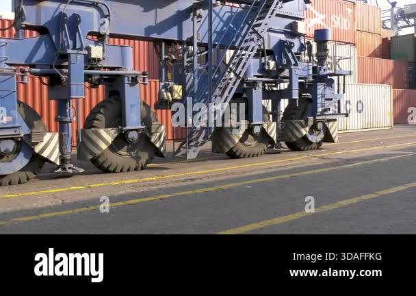Port Said, Egypt - December 7 2020: Stacked variegated shipping ...