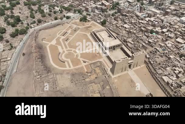 Experience daytime drone footage of Edfu Temple in Aswan, Egypt ...
