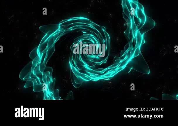 Abstract Swirl Motion 4K Background Elegant Fluid Digital Animation ...