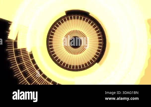 HUD Arc Audio Equalizer Radial Grids Blinking Purple VJ Loop Animation ...