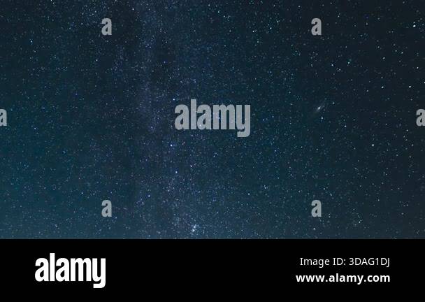 Andromeda Astrophotography Universe Time Lapse Stock Video Footage - Alamy