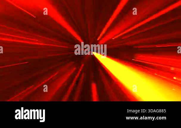 Radiant Rotation Glowing Red Light Rays Loop Animation Abstract ...