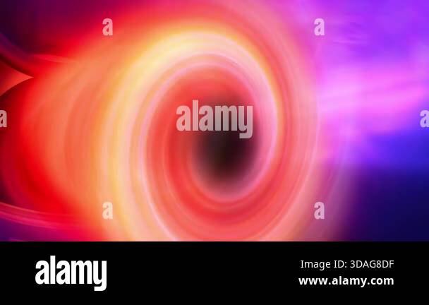 Black Hole Spinning Vortex Loop Animation Abstract Background Stock ...