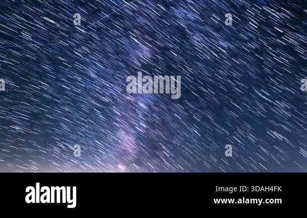Star Trails of Milky Way Galaxy Night to Sunrise Above Trona Pinnacles ...