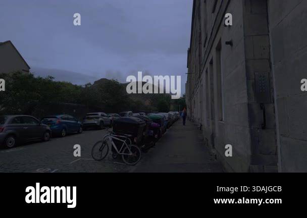 EDINBURGH, SCOTLAND, UK - AUGUST 10, 2025: A fire is burning on Arthurs ...