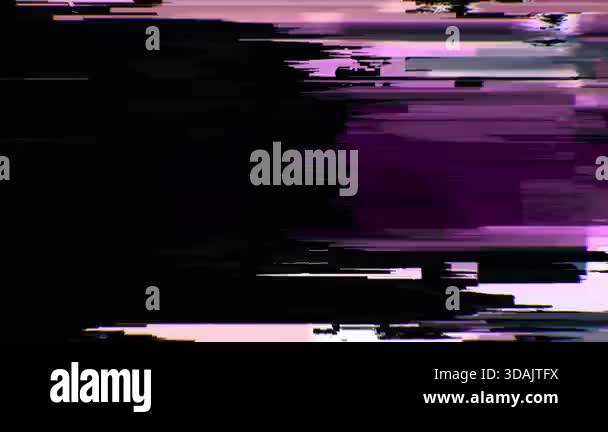 Seamless datamosh glitch loop with pixel distortion and digital noise ...