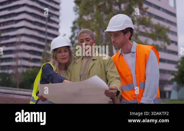 Team civil engineers construction Stock Videos & Footage - HD and 4K ...
