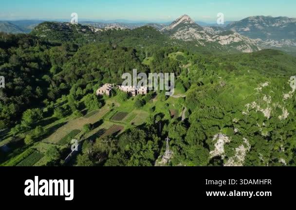 Beautiful panorama mountains of Montenegro. Mountains and forests on ...