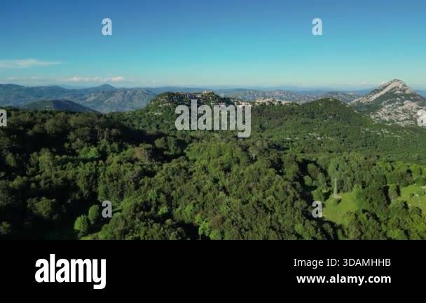 Beautiful panorama mountains of Montenegro. Mountains and forests on ...