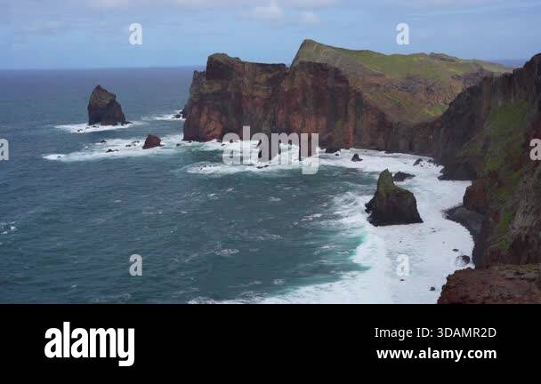Cliffs coastal landscape madeira Stock Videos & Footage - HD and 4K ...