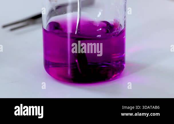 Potassium permanganate solution Stock Videos & Footage - HD and 4K ...