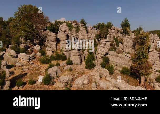 In the Koprulu Canyon National Park near Manavgat, Antalya, standing ...