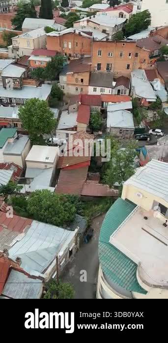 Explore the streets of Old Tbilisi from above with views of rooftops ...