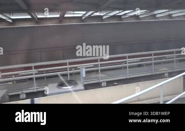 Newark, New Jersey USA The Air Train Newark shuttle train connects ...