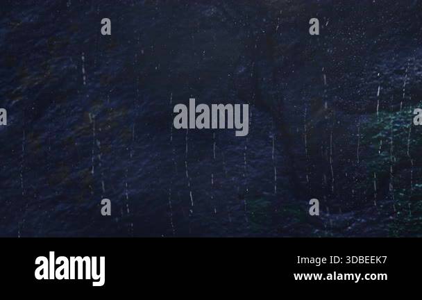 dark sea surface rain streaks textured waves moody nautical backdrop ...