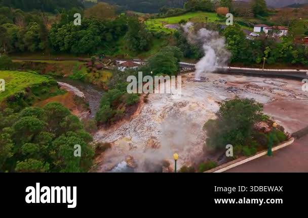 The Caldeiras das Furnas are geothermal hot springs and fumaroles in ...